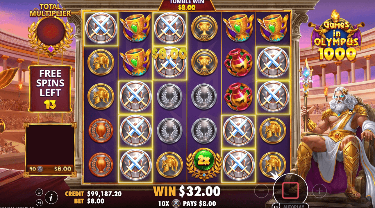 Games in Olympus 1000 Demo Free Play Slot by Pragmatic Play